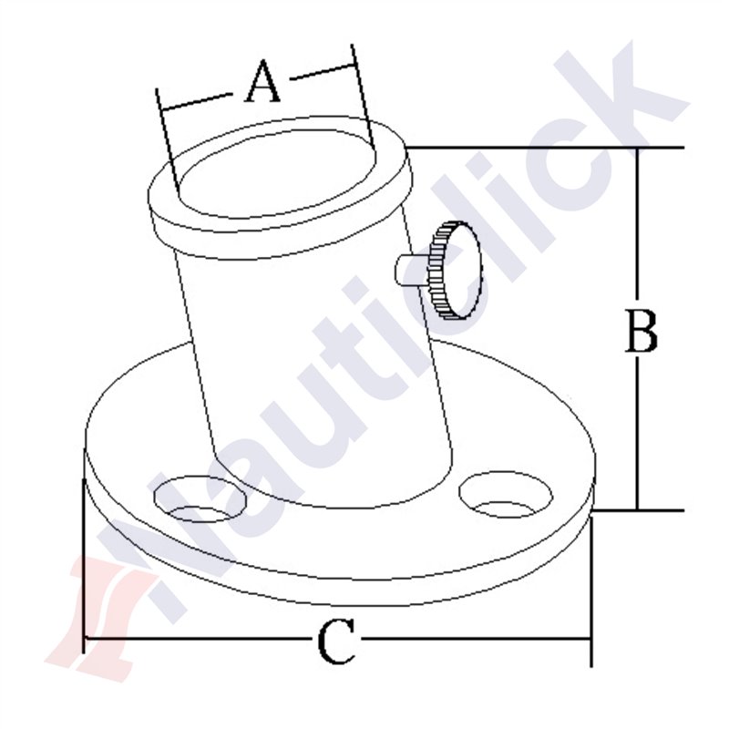 FLAG POLE SOCKET